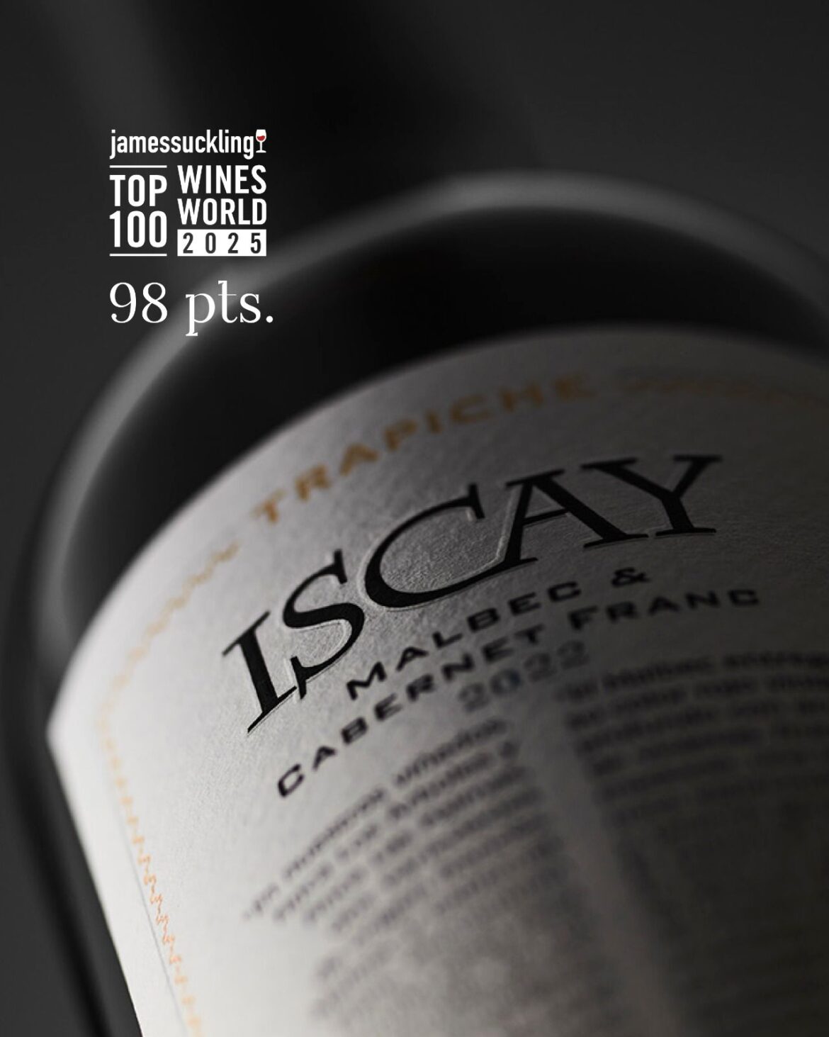 Del Valle de Uco, el Malbec-Cabernet Franc Iscay de Trapiche llegó al ...